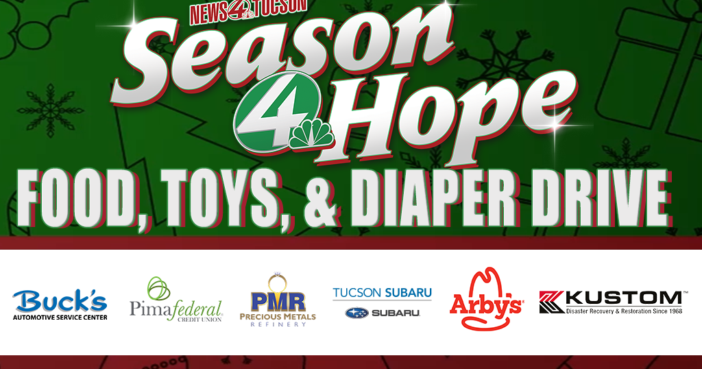 News 4 Tucson Season 4 Hope continues: Donate at KVOA Studios: 209 W ...