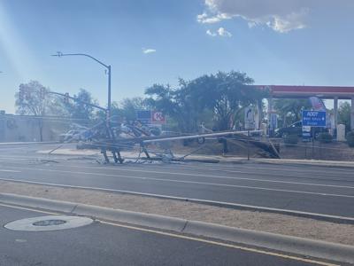 power lines down tucson
