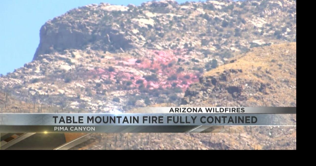 Table Mountain Fire 100% contained in Catalina Mountains | Video | kvoa.com