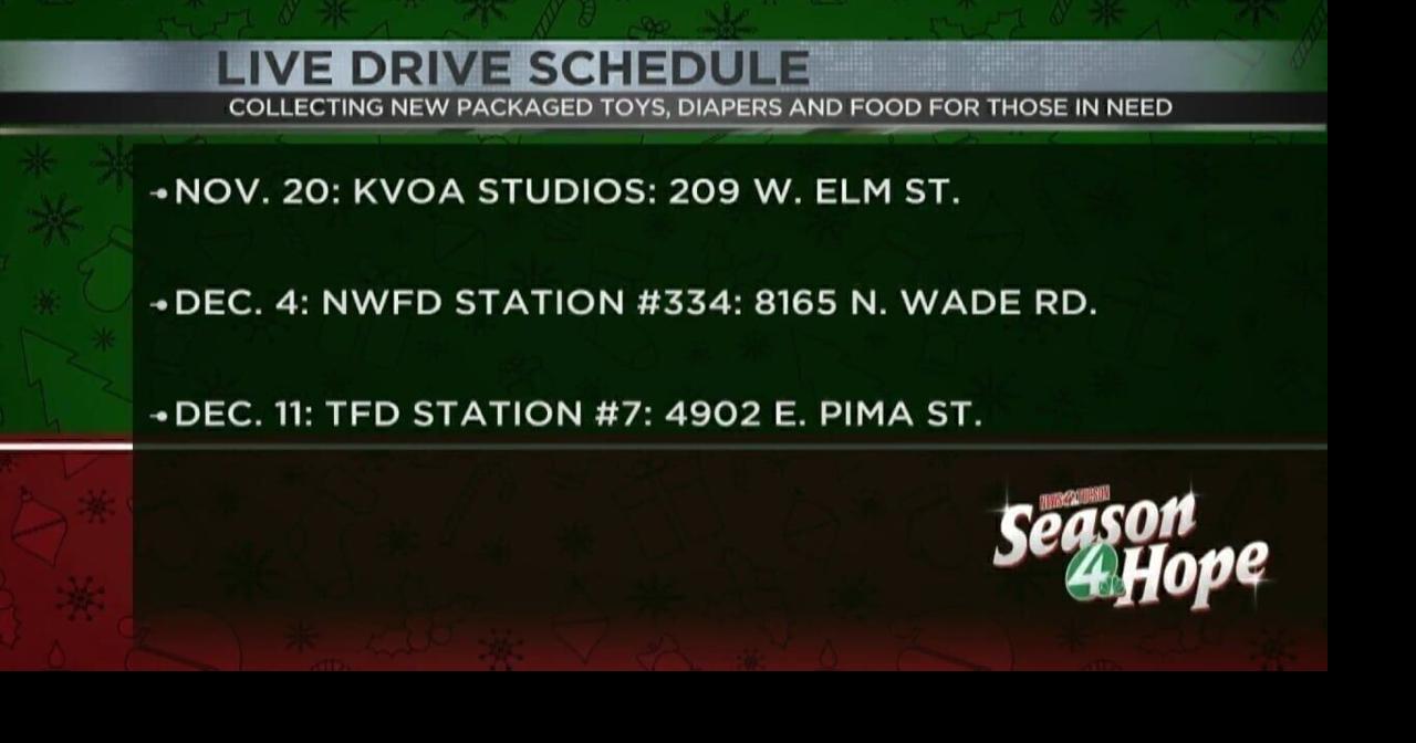 Upcoming News 4 Tucson Season 4 Hope live drives | Video | kvoa.com
