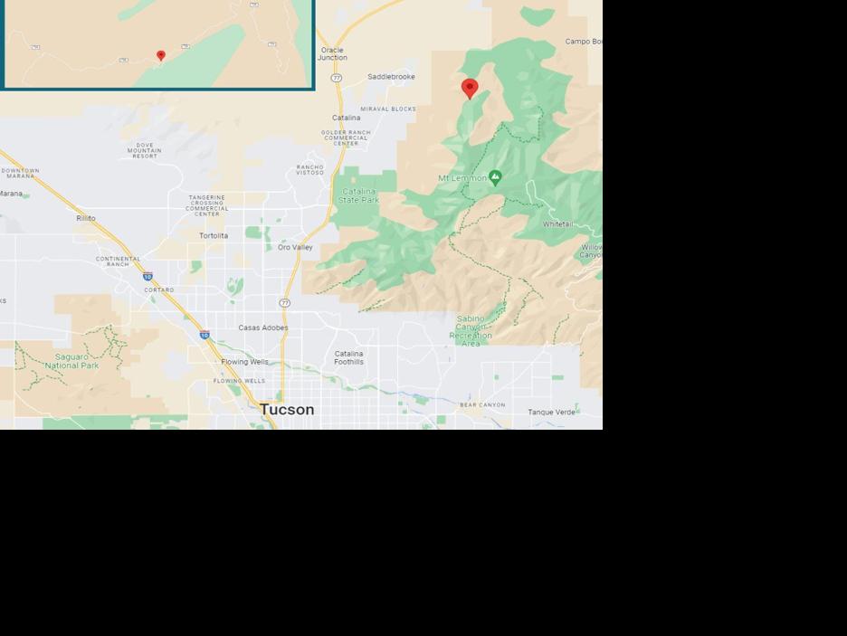 Fire crews fighting new Gap Wildfire in Santa Catalina Mountains ...