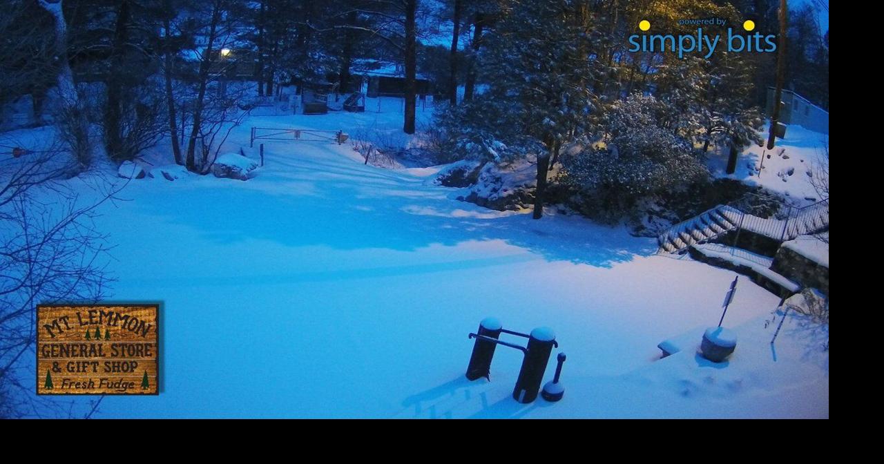 Road to Mount Lemmon reopened after mountain blanketed with up to 2 ...