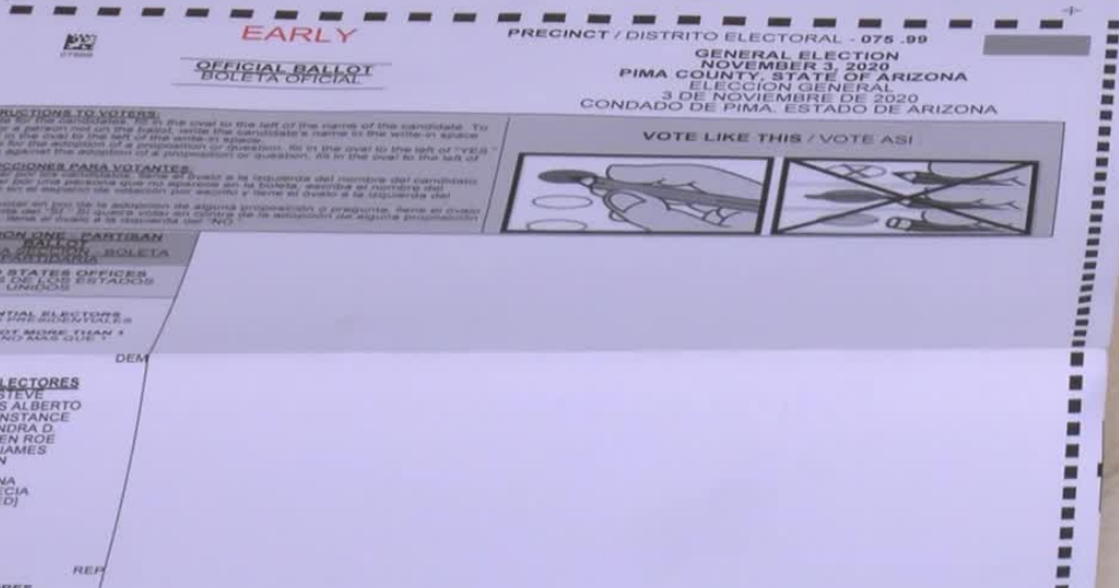 Pima County voter gets ballot in mail without local races listed ...