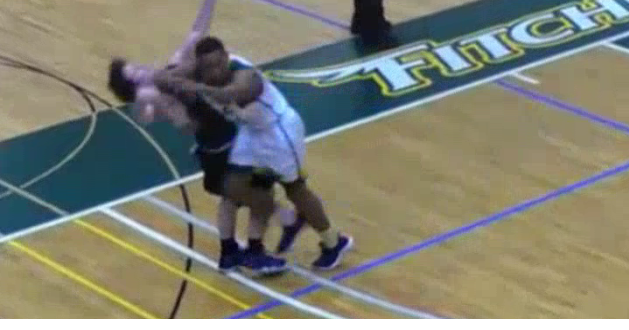 College basketball player gets suspended after elbowing opponent | News ...