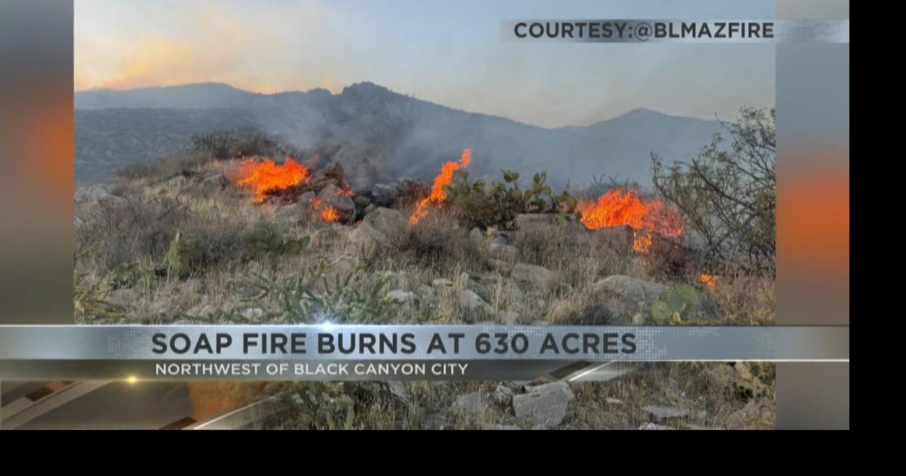 Arizona's Soap Fire: Over 600 acres burning, zero containment | Video ...