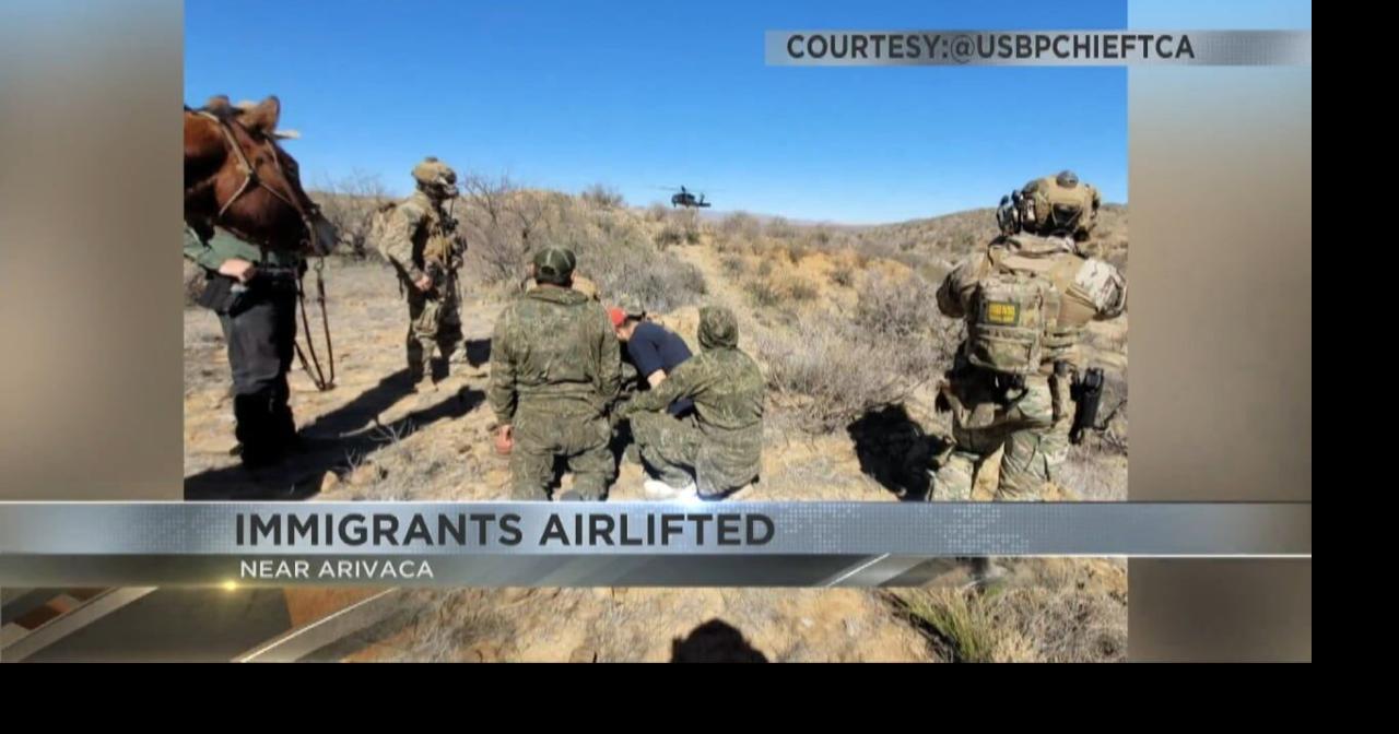 Tucson Border Patrol rescued six undocumented immigrants stranded in ...