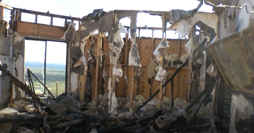 Lightning sparks house fire on Mt. Lemmon; crews face challenges ...