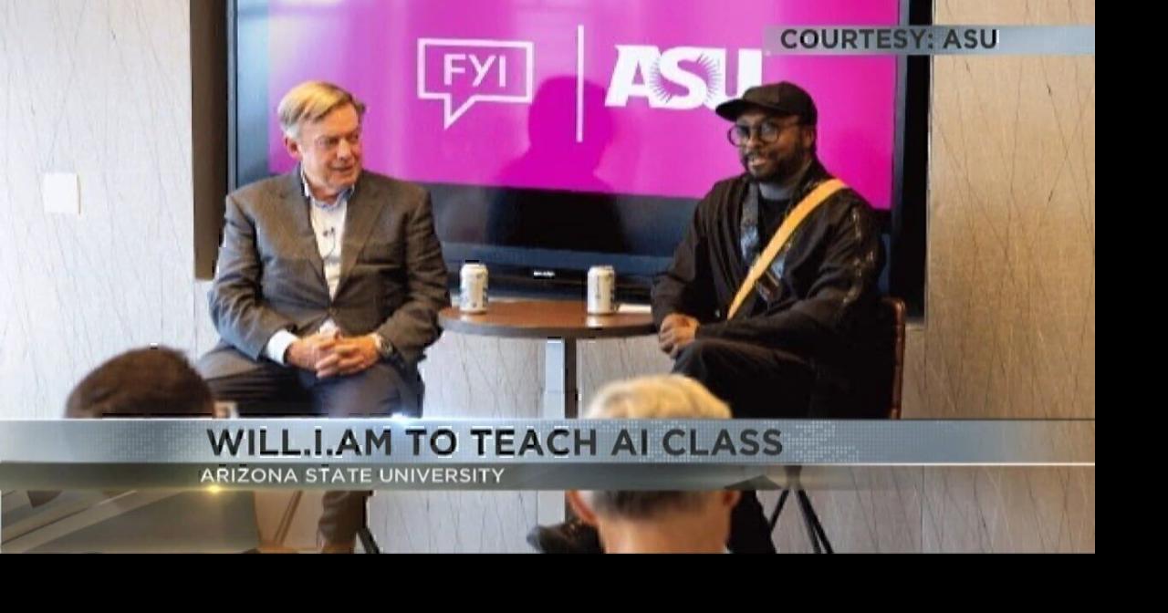 ASU welcomes will.i.am as professor for new AI course in Los Angeles ...