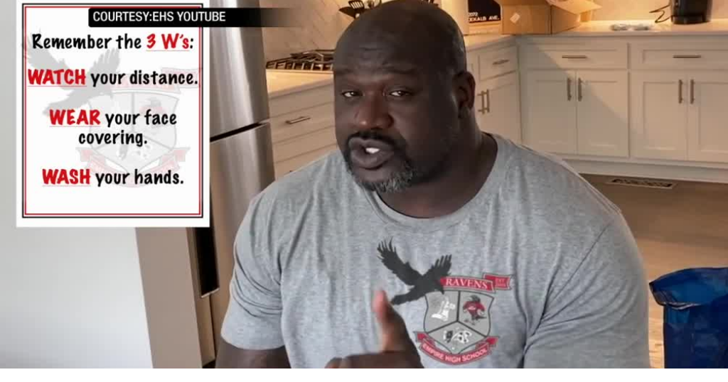 Shaq asks students to mask up | Local | kvoa.com