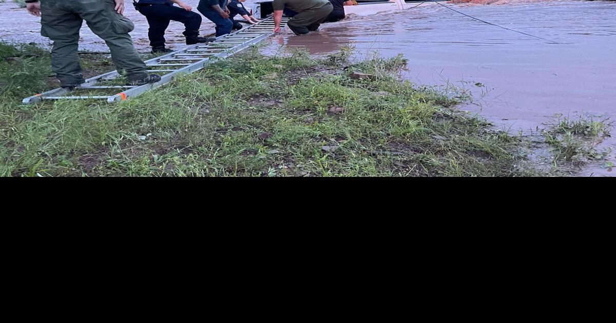 Border Patrol and fire crews rescue 2 people from flood waters | News ...