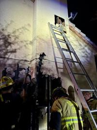 Table Mountain fire flares up after burning tree rolls downhill | Local ...