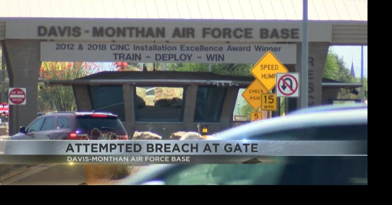 Attempted breach at Tucson's Davis-Monthan gate | Video | kvoa.com