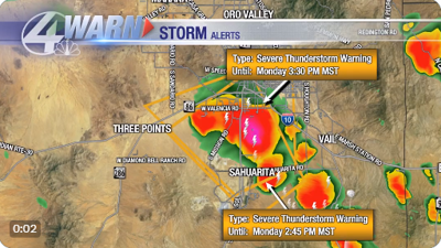 StormTracker 4 Storm Alert: Severe Thunderstorm Warning in effect ...