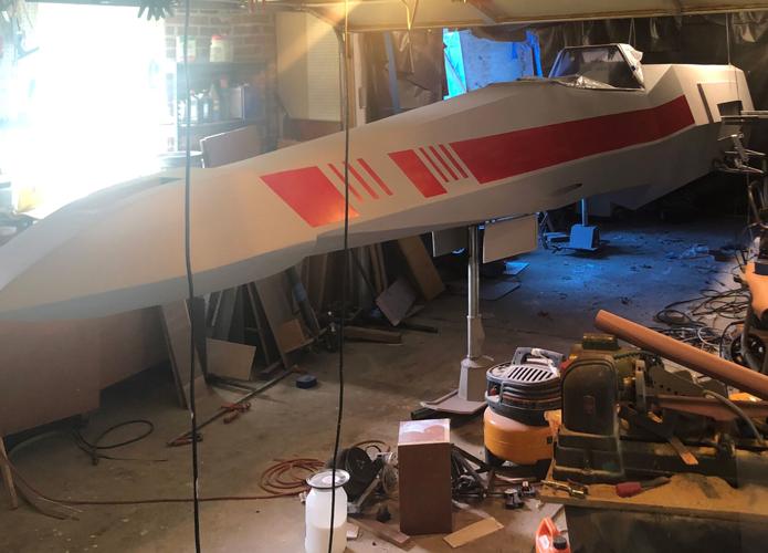 He built a moving, nearly life-sized 'Star Wars' X-wing fighter. Now ...