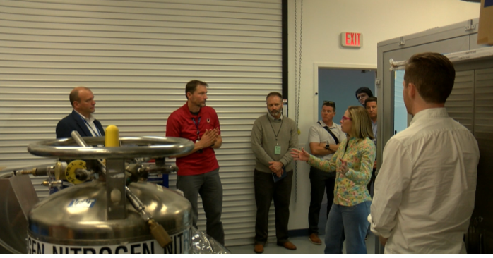 Arizona Senator Kyrsten Sinema visits GEOST facility in Tucson | News ...