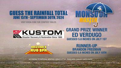 Monsoon Master 2024 winners | Monsoon Master | kvoa.com