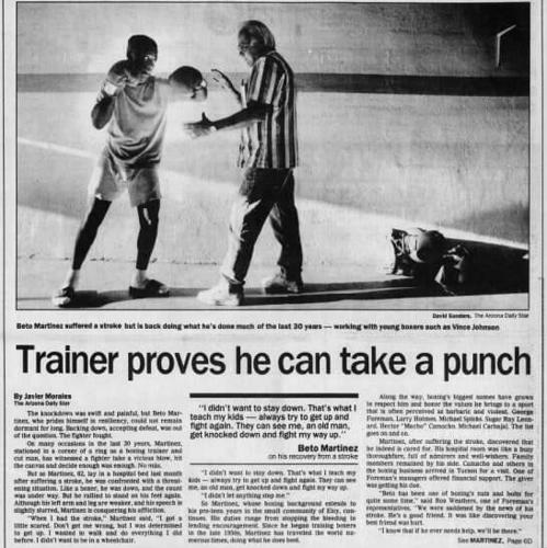 Tucson’s 12th Ave Boxing Gym visited by celebrity ref Tony Weeks ...