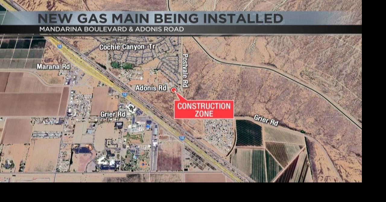 New gas main being installed on westside | Video | kvoa.com