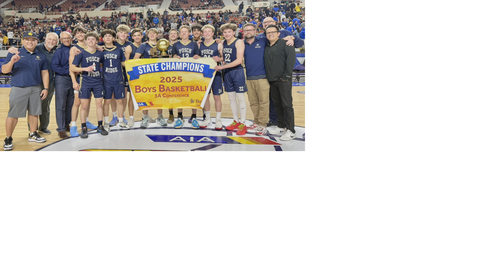Pusch Ridge Boys Basketball wins first state title, Salpointe Soccer ...
