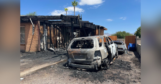 One man hospitalized after fire on the eastside of Tucson | News | kvoa.com