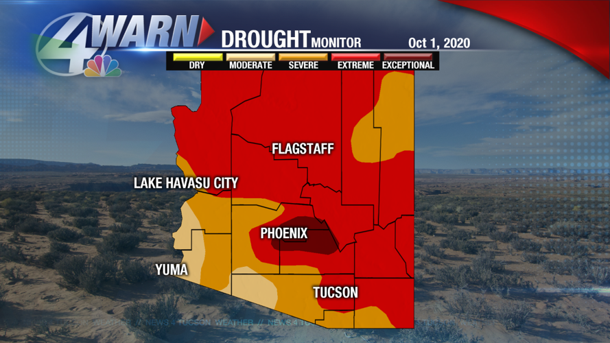Monsoon 2020 Rainfall Totals | News | kvoa.com
