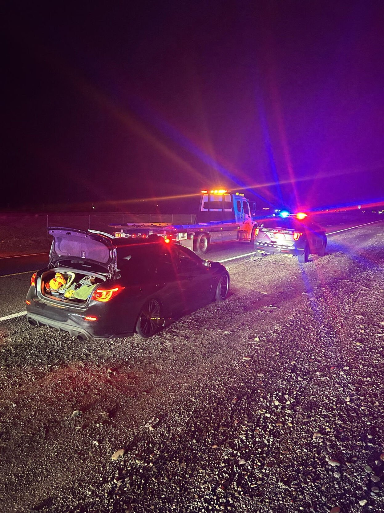 Tire blowout halts Marana street race; driver arrested | | kvoa.com