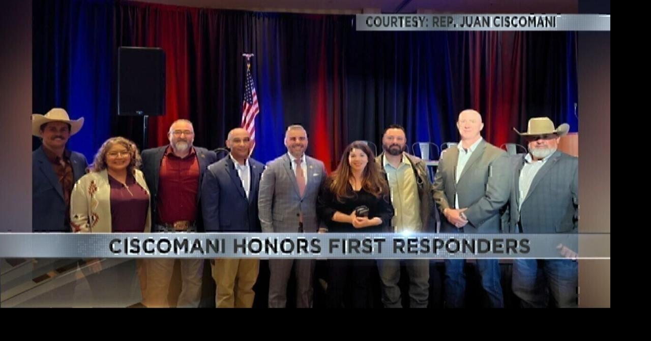 Rep. Juan Ciscomani honors Arizona's first responders | Video | kvoa.com