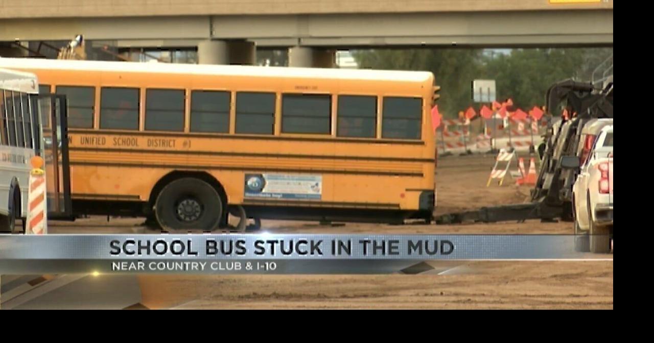 bus mud stuck