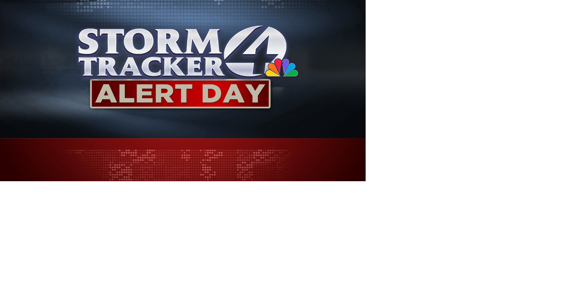 It's a STORMTRACKER 4 Alert Day due to wind, dust and high fire danger ...