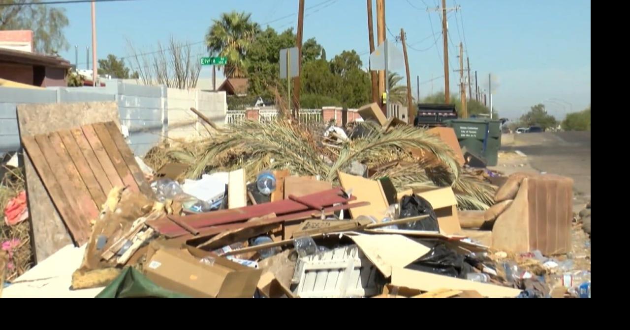 Residents in Tucson neighborhood fed up with piles of garbage | Video ...