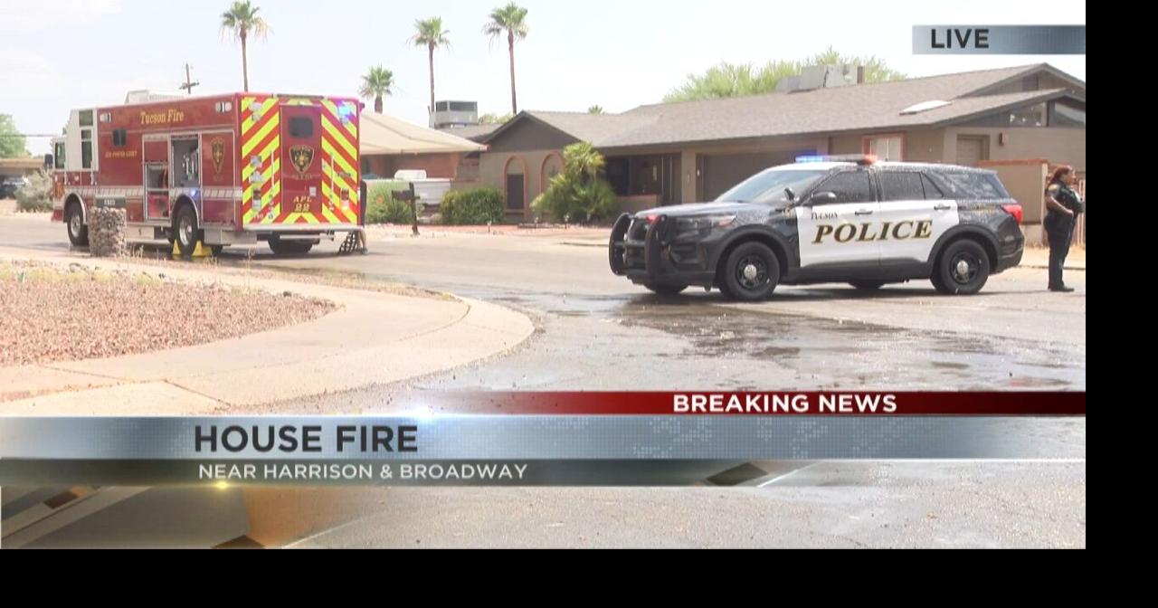 Crews on scene of house fire on Tucson's eastside | Local News | kvoa.com