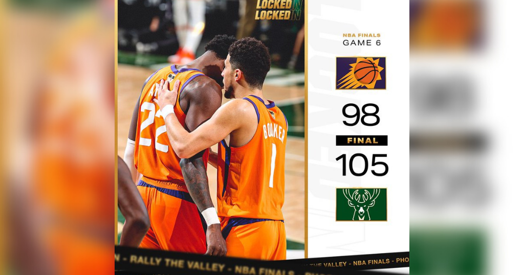 Suns lose NBA Final; Bucks win 105 to 98 | News | kvoa.com