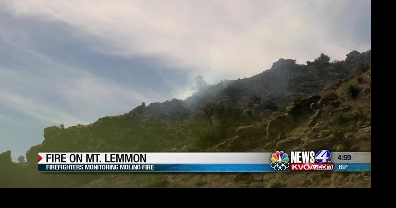 Molino Fire currently burning 500 acres of grassland on Mount Lemmon ...