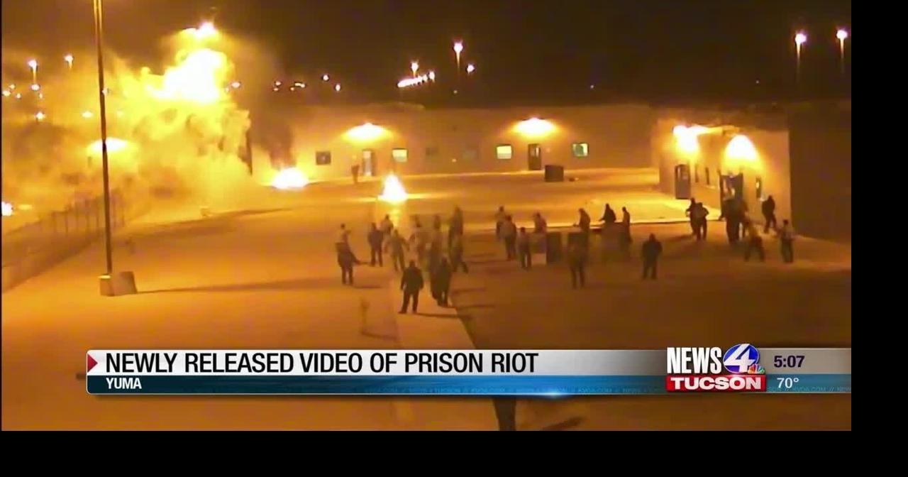 Newly released video shows a chaotic Arizona prison riot | Local News ...
