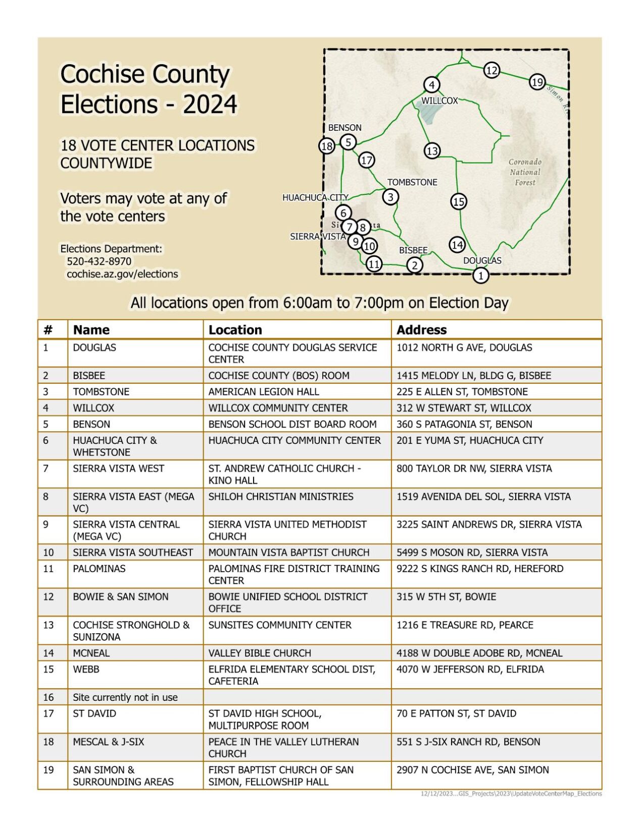 Find voting centers near you with real-time wait times | News | kvoa.com