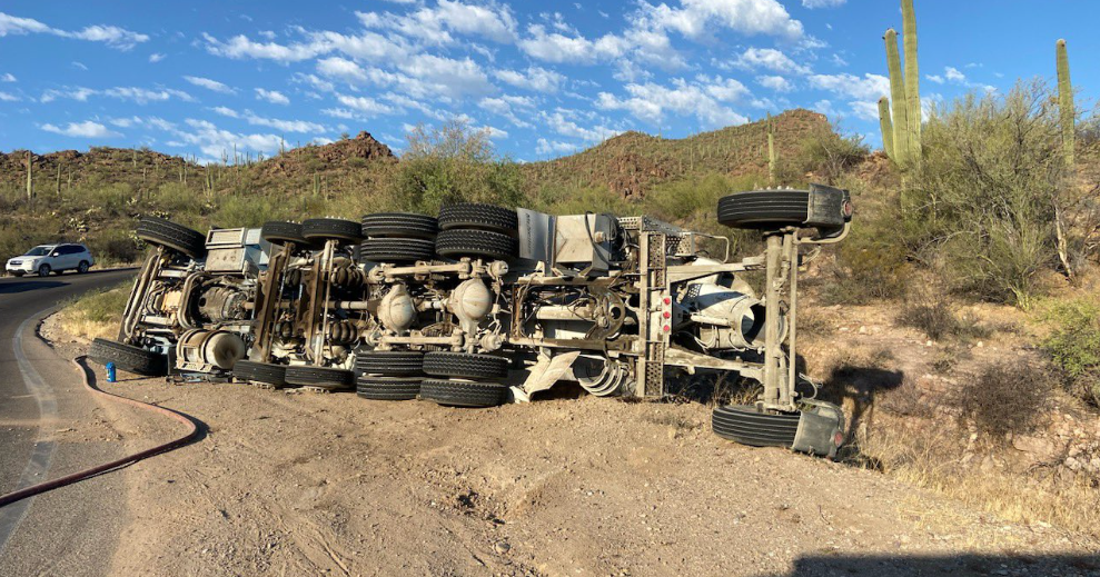 Truck rollover causes road closures at Picture Rocks Rd. | News | kvoa.com
