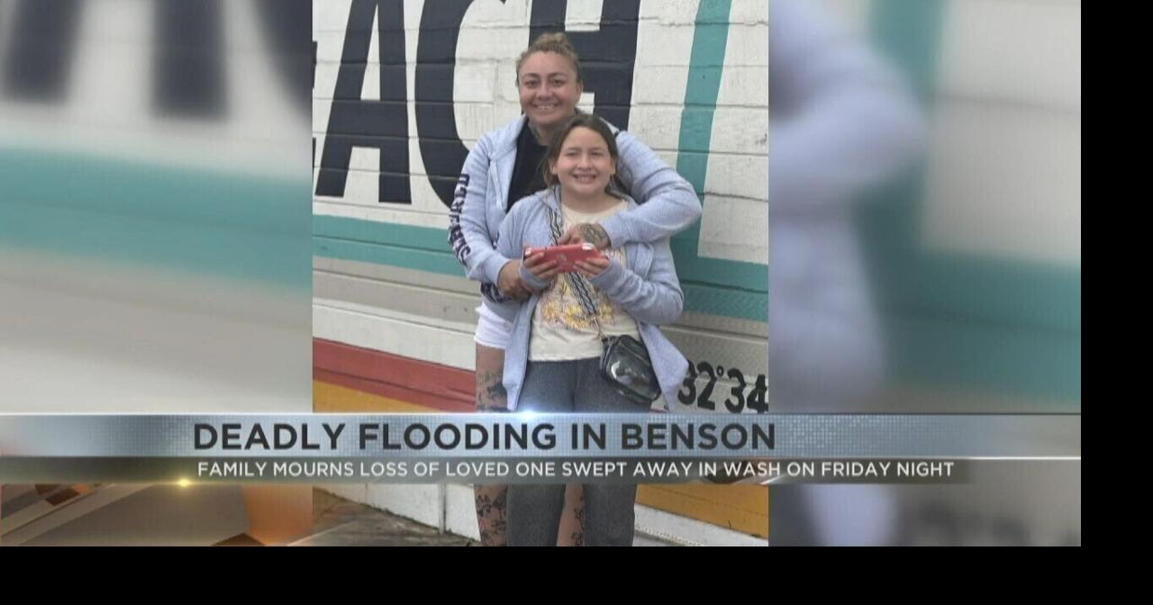 Family mourns loss of loved one swept away by flood in Benson | Video ...