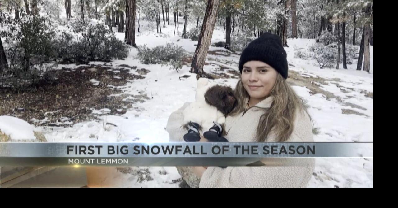 First big snowfall of season has touched down on Mt. Lemmon | Video ...