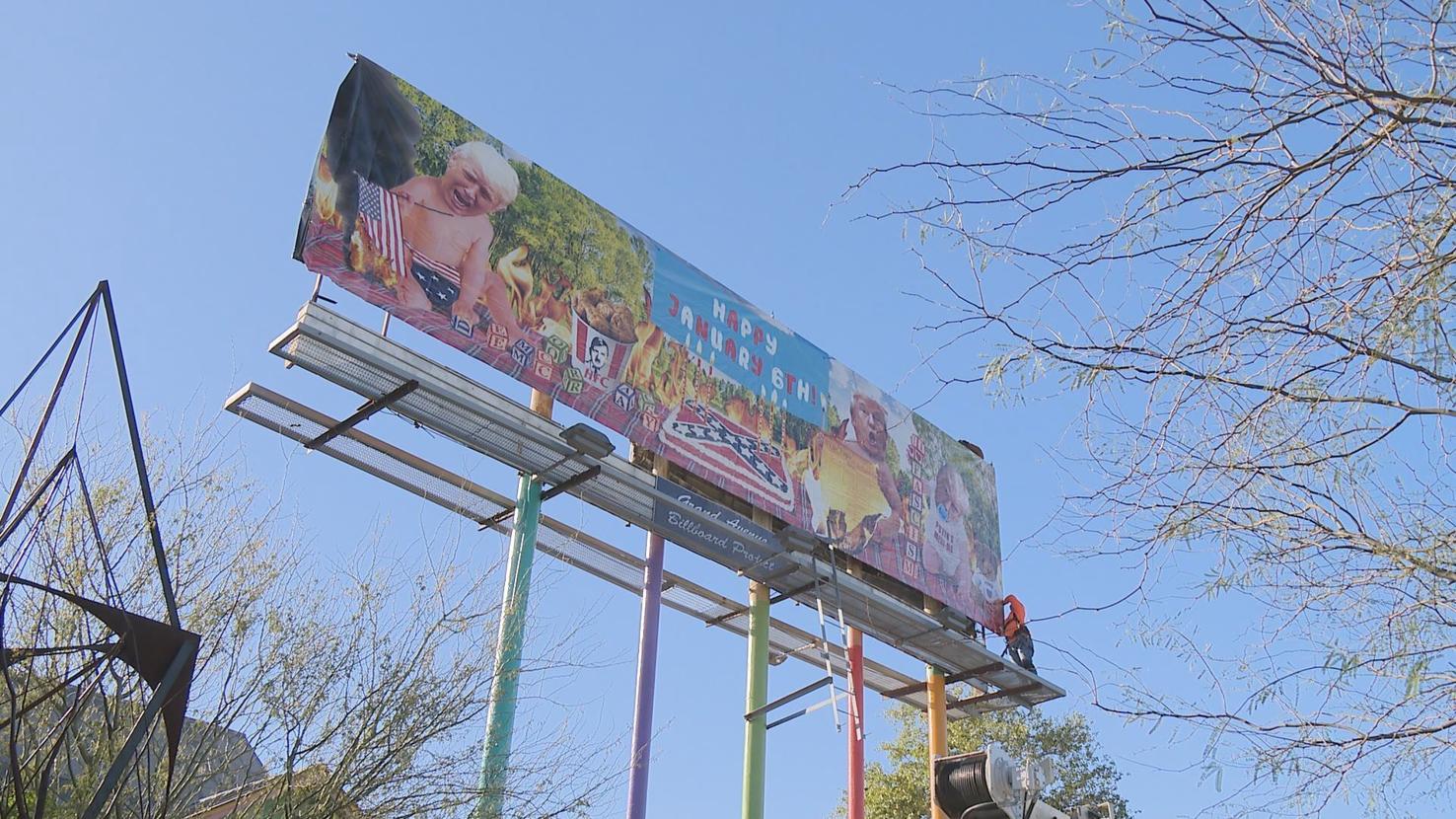Anti-Trump billboard in Phoenix sends message ahead of election ...