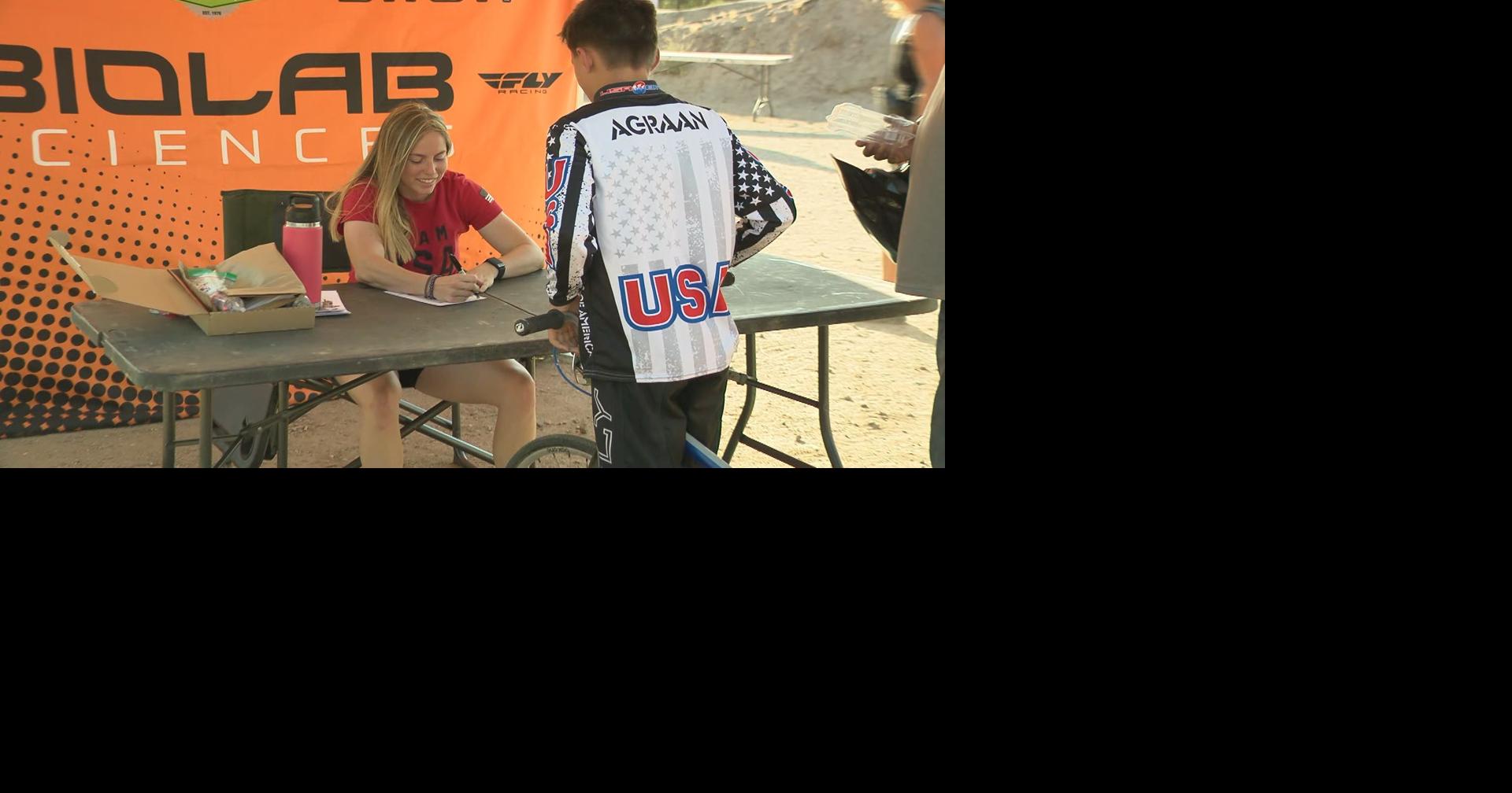 Tucson BMX community holds send-off for Olympian Daleny Vaughn | Sports ...