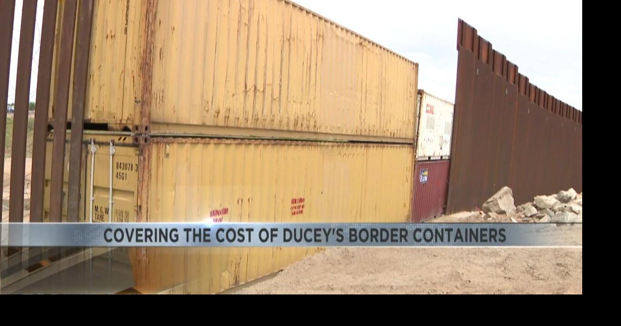 Shipping containers from Ducey's makeshift border wall are up for sale ...