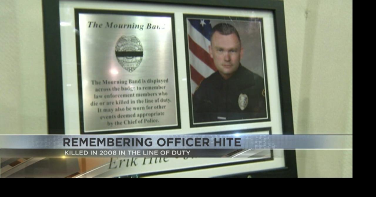 TPD honors the memory of fallen officer Erik Hite | Video | kvoa.com