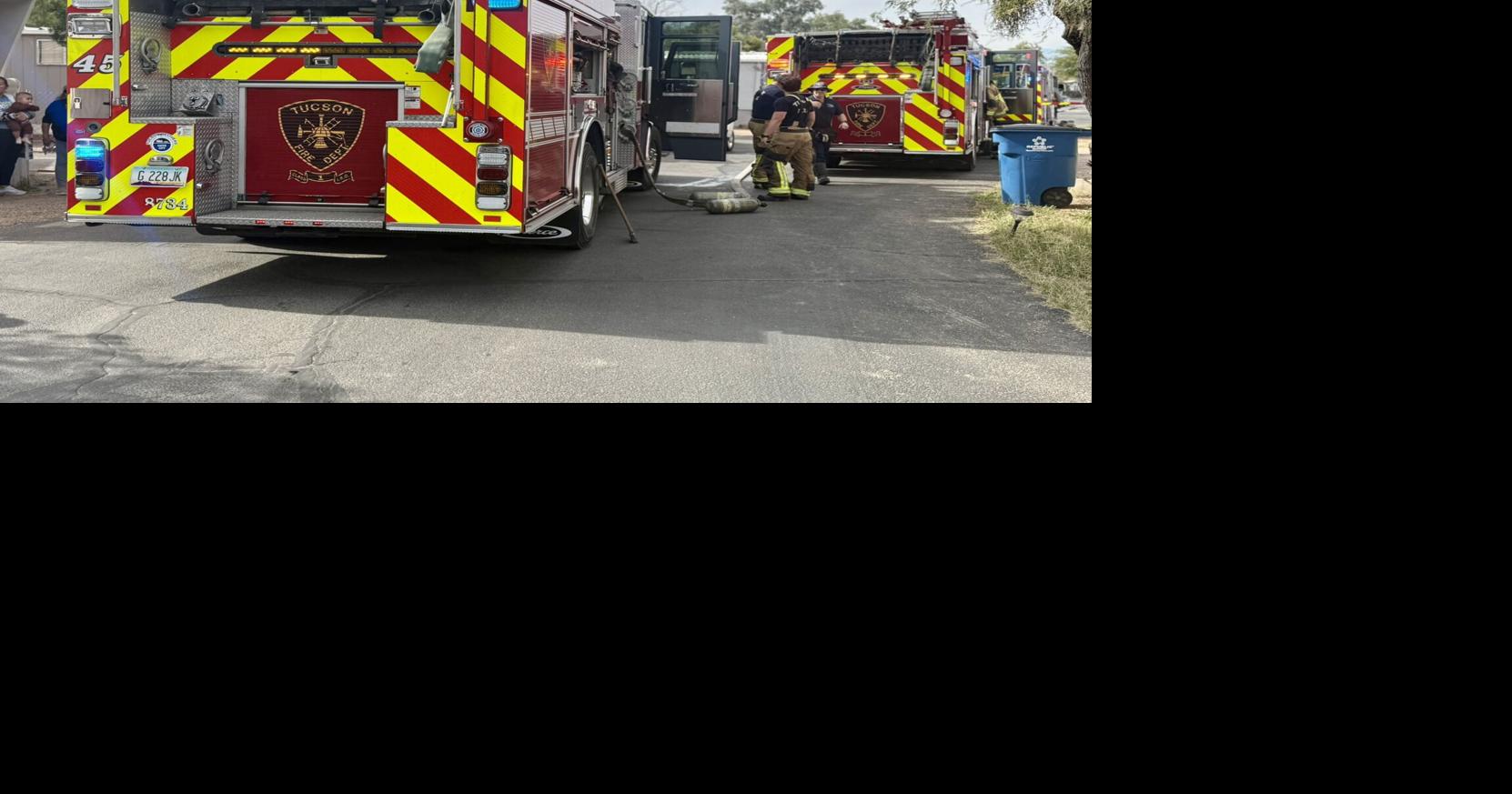 Cat dead, one person displaced after mobile home fire on Tucson's ...