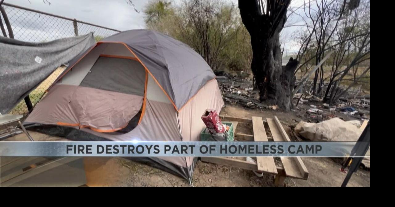 Fire tears through homeless camp | News | kvoa.com