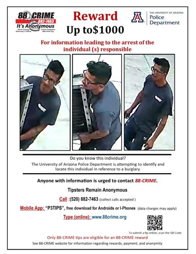 Reward offered for info that can identify a man in reference to a ...