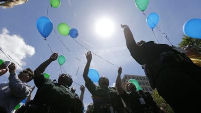 green balloon release