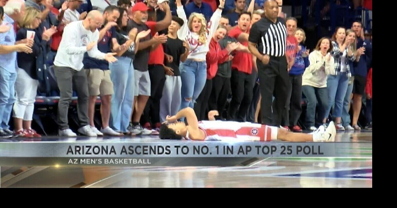 Arizona Men's Basketball ascends to No. 1 in AP Top 25 Poll | Video ...