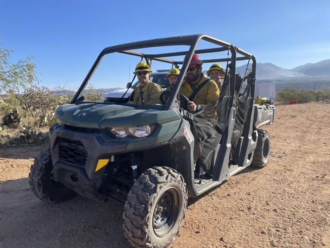 Fire crews fighting new Gap Wildfire in Santa Catalina Mountains ...