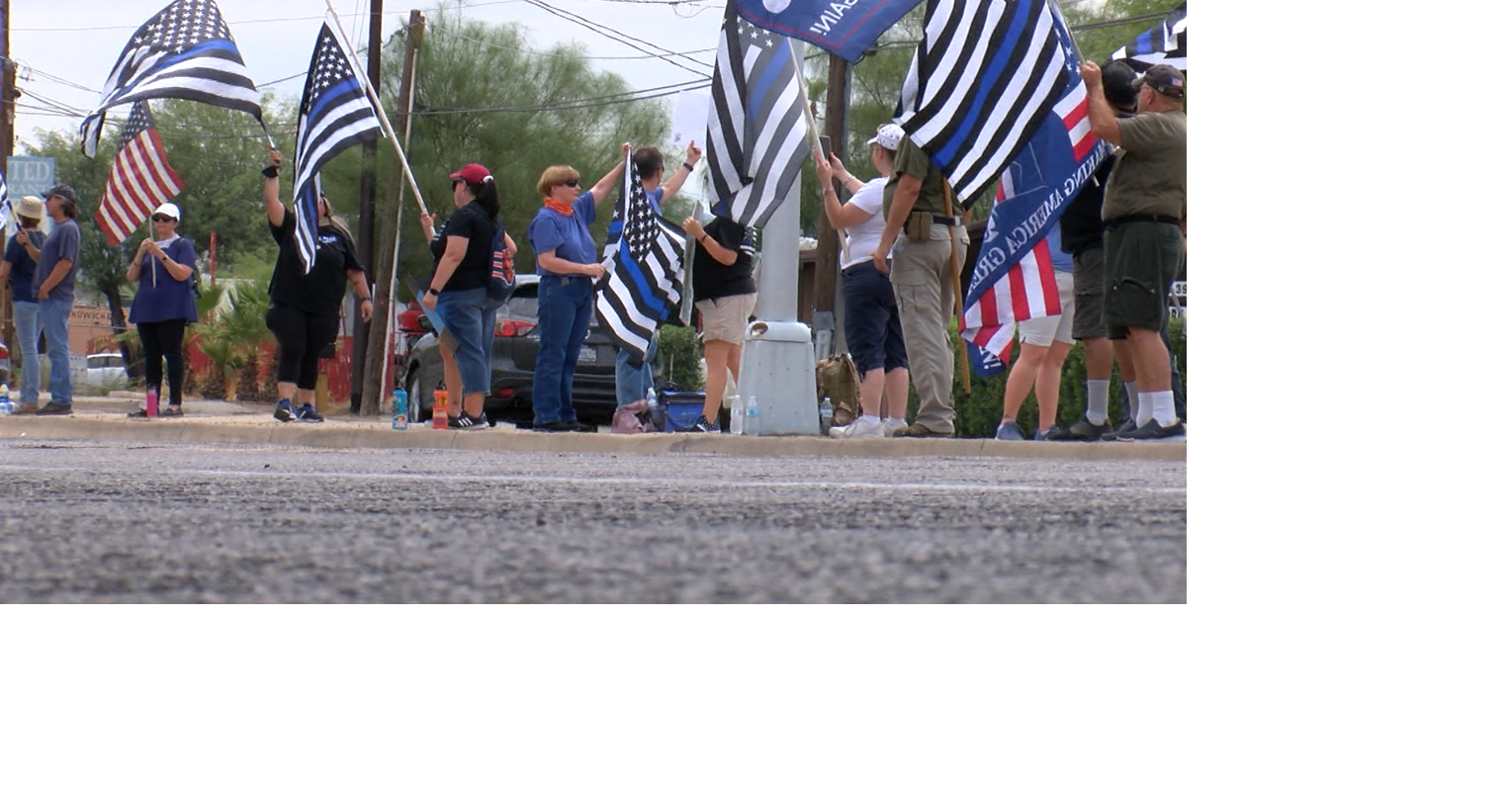 Back the Blue rally days before Tucson budget is passed | Local News ...