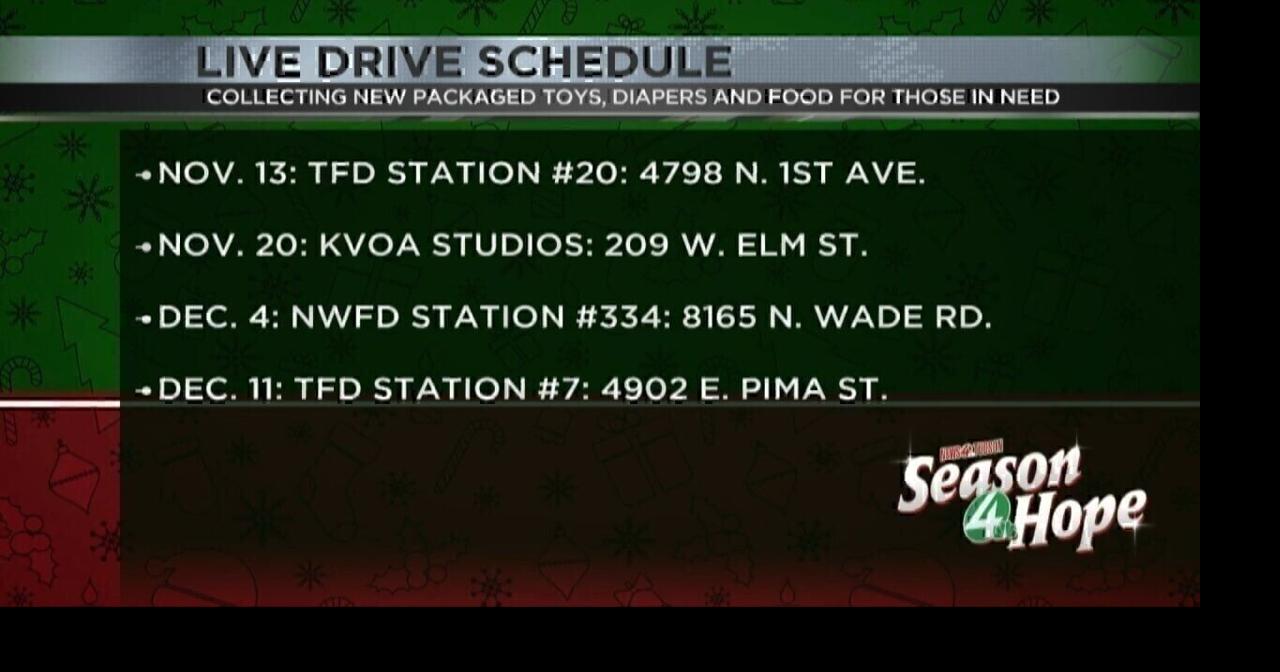 The next Season 4 Hope live drive is coming up | Video | kvoa.com